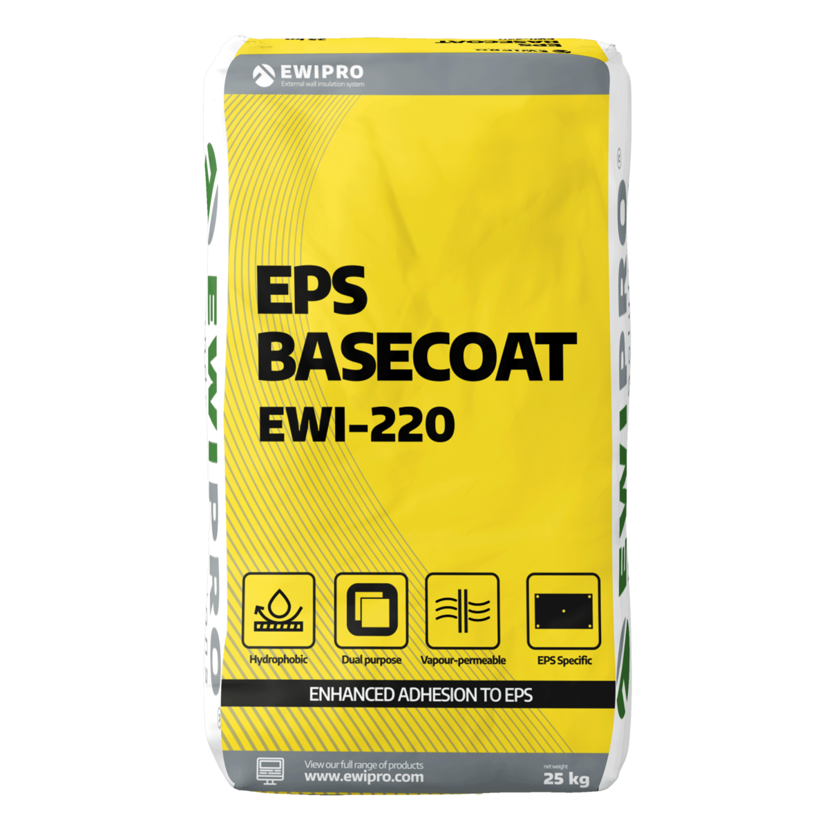 EPS Basecoat Adhesive (EWI-220) - 25kg - EWI Store | EWI Store