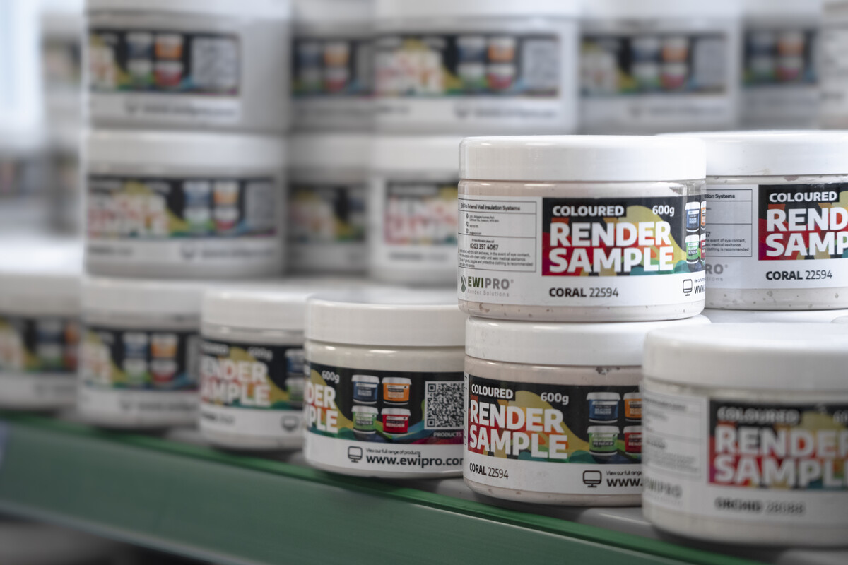 Coloured Render Sample Pot - 600g | EWI Store