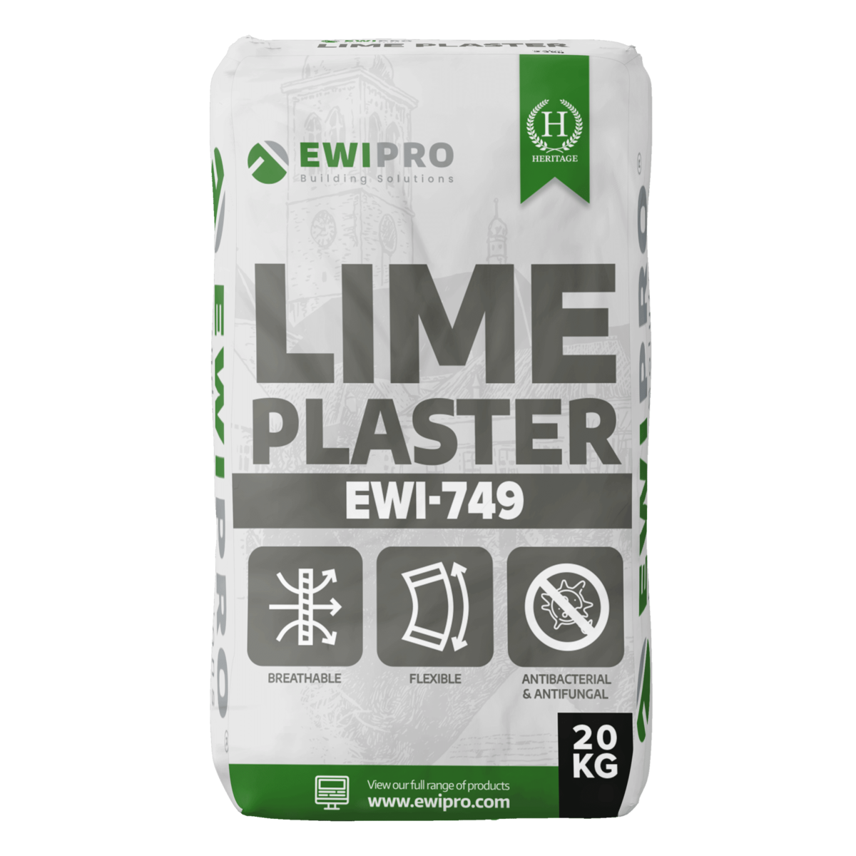 Fine Finish Lime Plaster - Internal / External (EWI-749) - 20kg - EWI ...