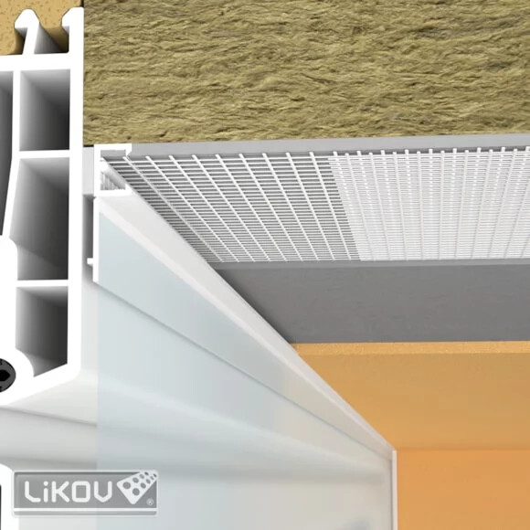 White Window Reveal Bead with Sponge & Mesh – 2.4m | EWI Store