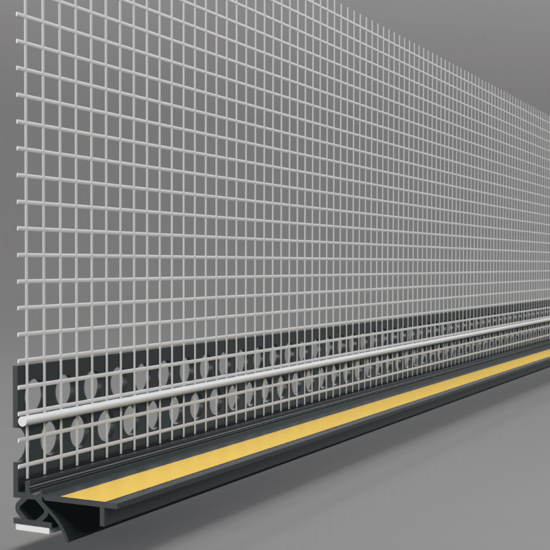 Anthracite Window Reveal Bead with Mesh (2.6m) | EWI Store